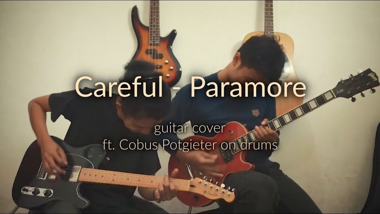 careful paramore guitar duel - YouTube