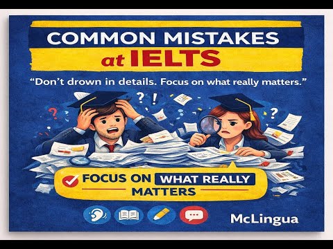 Common Mistakes at IELTS (IELTS’te Yapılan Yaygın Hatalar) Giriş (Intro)