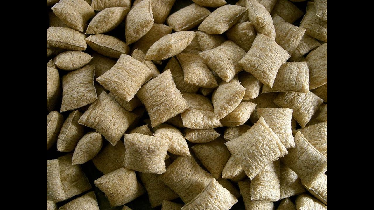 How It's Made Puff Snack Pillows / Core Filling Pet Food Pillows ...
