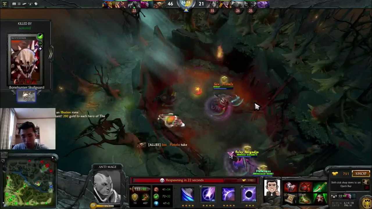 Thumbs Gaming Dota 2 Pub - Anti Mage - YouTube