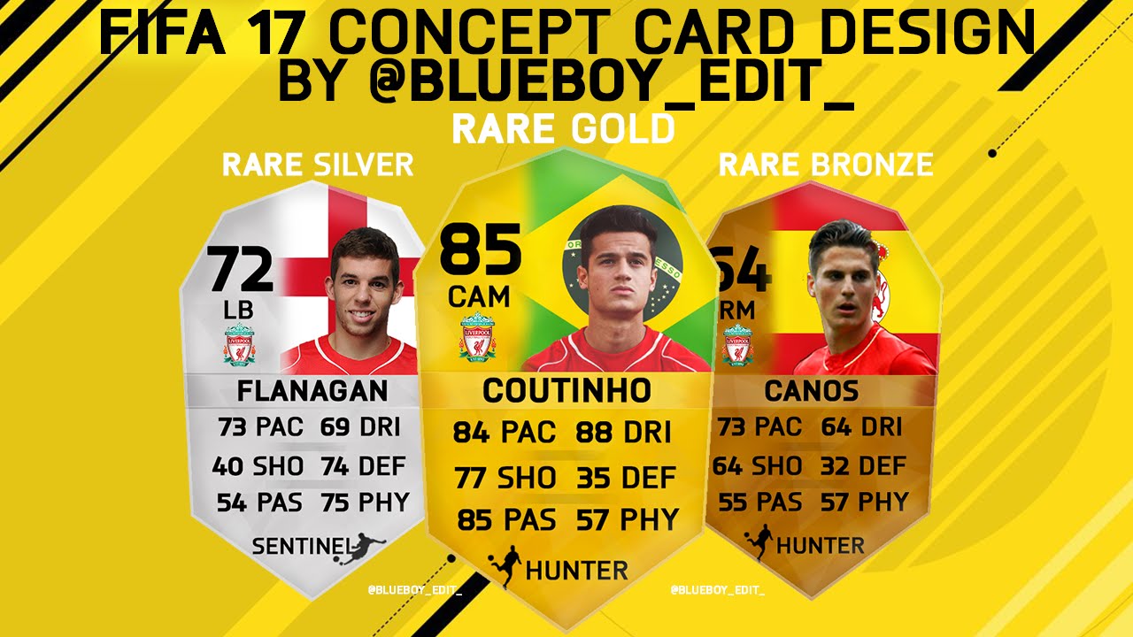 FIFA 17 CARD CONCEPT DESIGNS! FIFA GRAPHICS BPL! FIFA 17 ULTIMATE TEAM ...