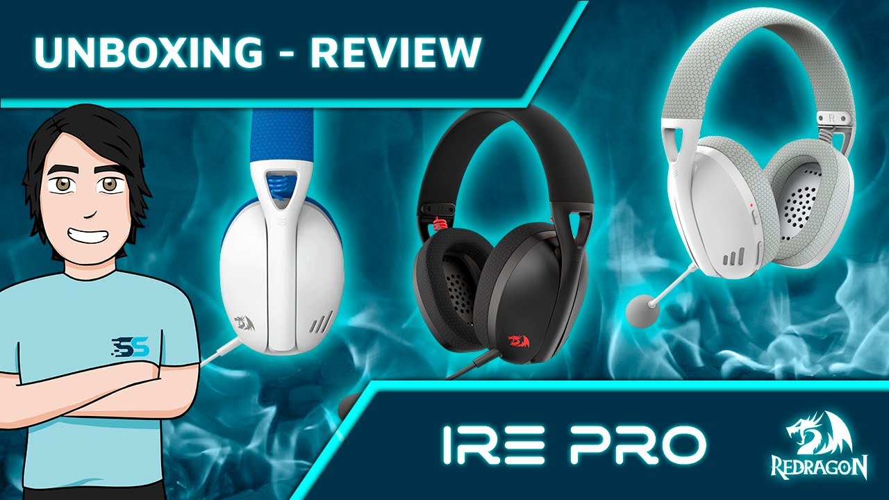 🍃¡El AURICULAR INALÁMBRICO más LIVIANO de REDRAGON! 🔊- IRE PRO H848 🎧 ...