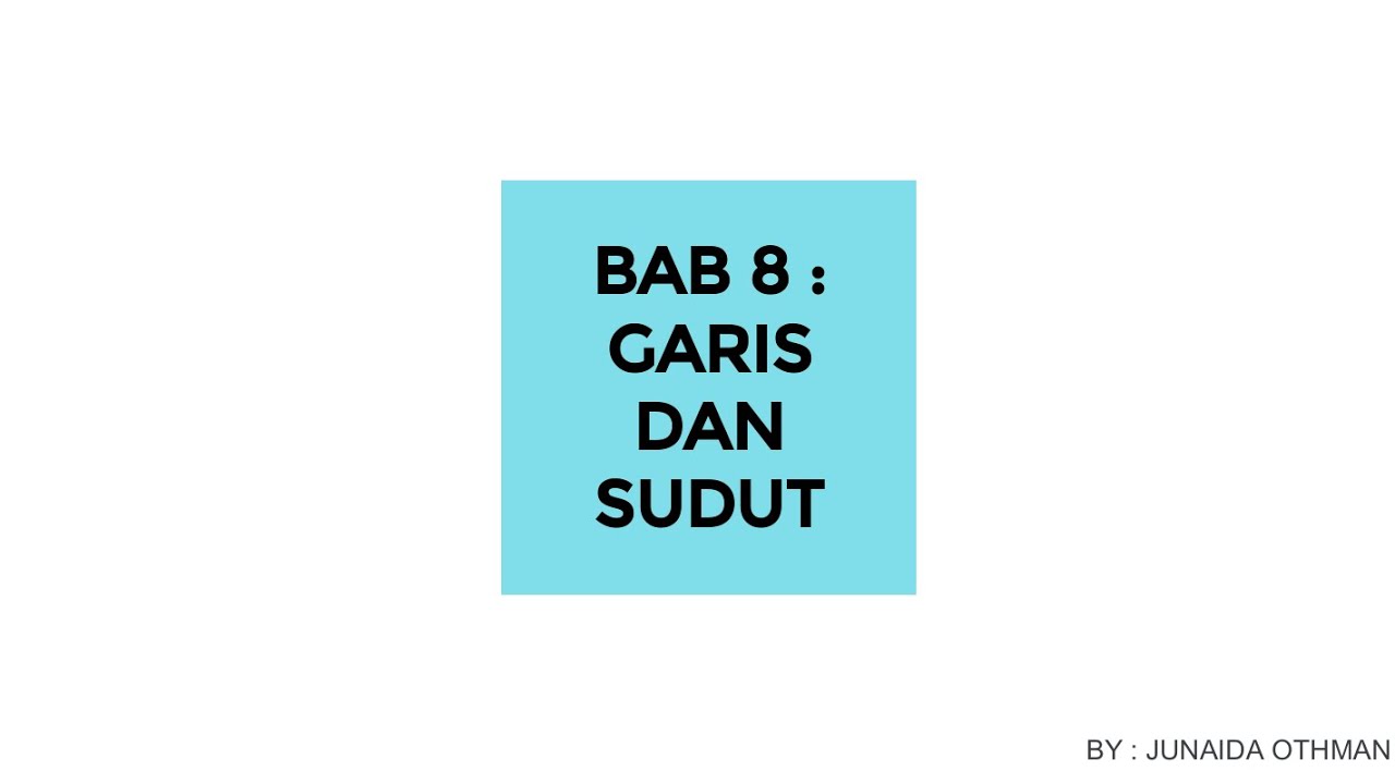 SUDUT SEPADAN, SUDUT SELANG SELI DAN SUDUT PEDALAMAN - YouTube