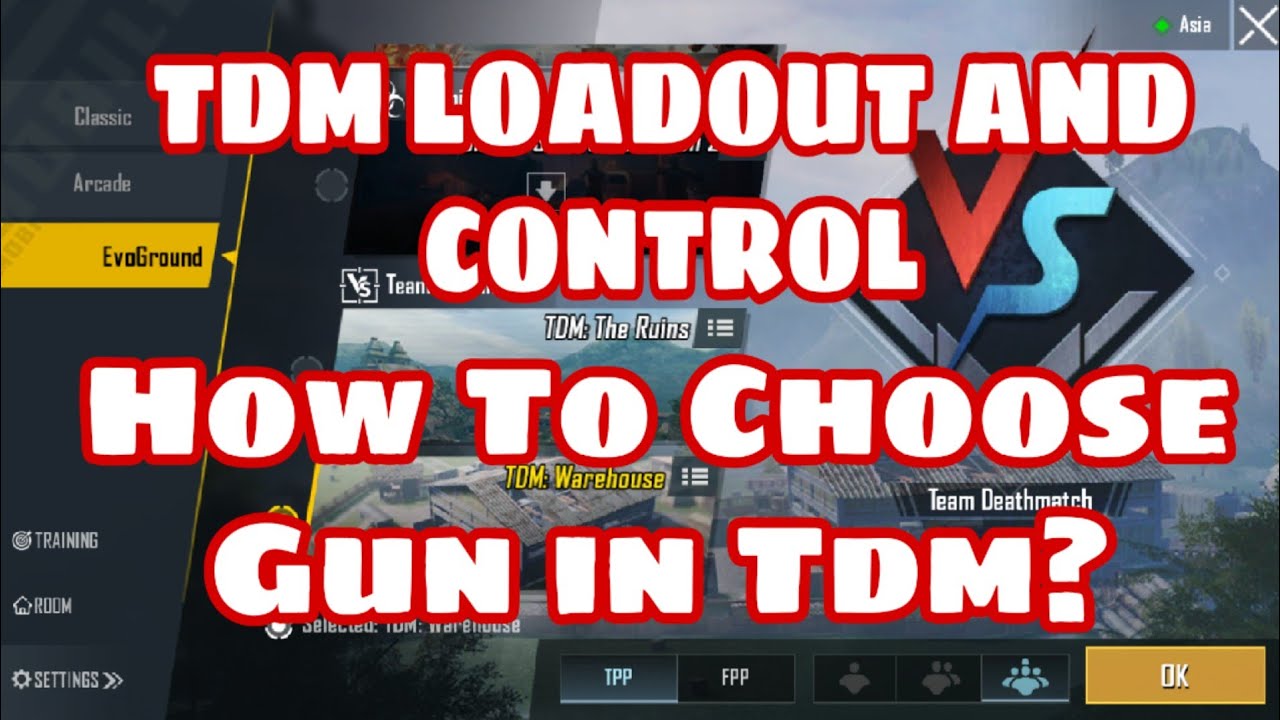 Tdm loadout setup | pubg mobile - YouTube