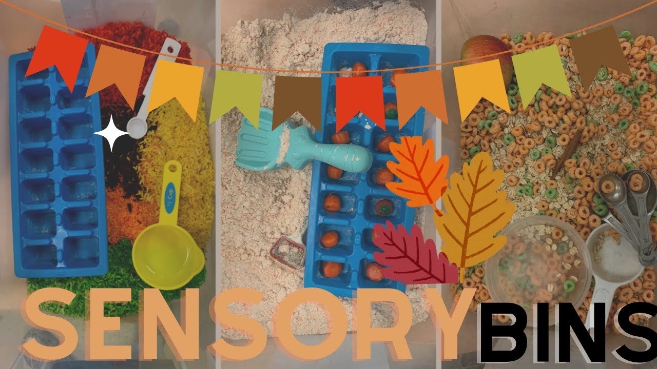 TEACHER VLOG: FALL SENSORY BINS | KINDERGARTEN SENSORY BINS | DIY ...