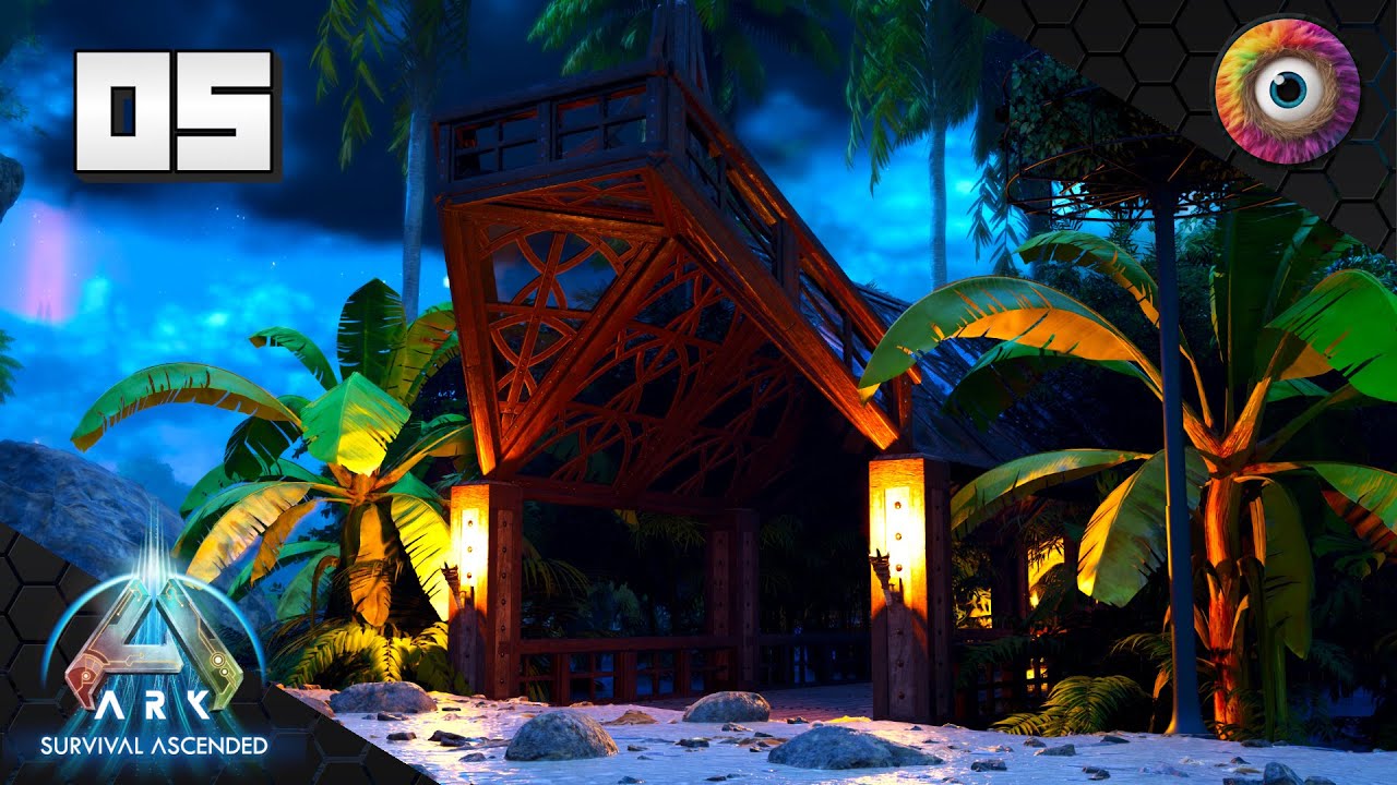 I Built A HIDDEN Elven Oasis Base in Ark! - Ark Ascended Modded Ep 05 ...