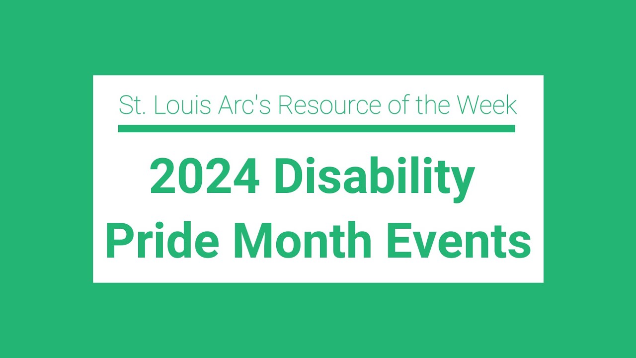 2024 Disability Pride Month Events - YouTube