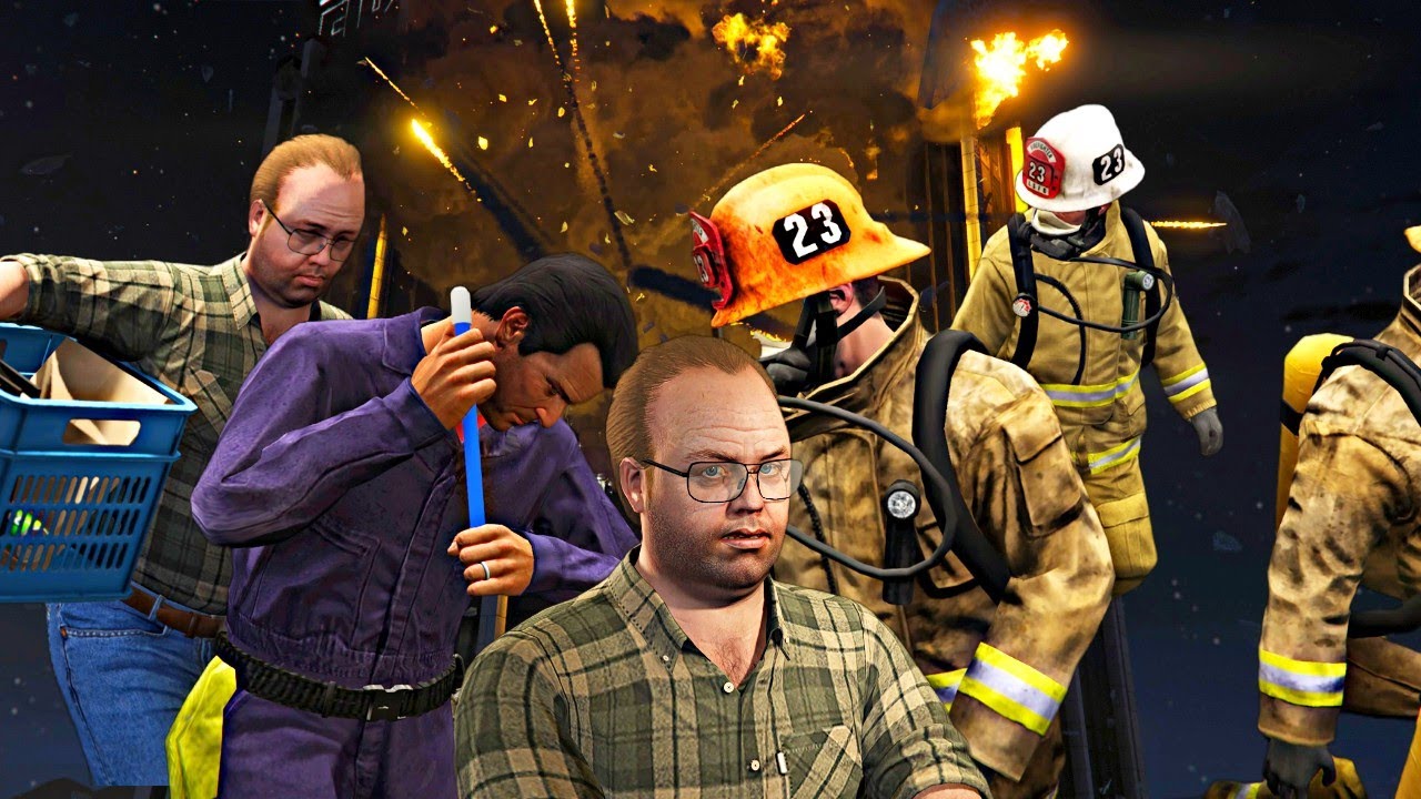 58. The Bureau Raid (Fire Crew) Having started a fire in the FIB ...