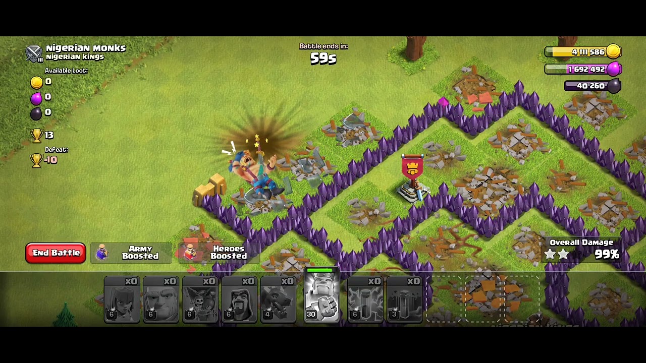 Coc A funny moment 😂😂#clashofclans #cartoon - YouTube