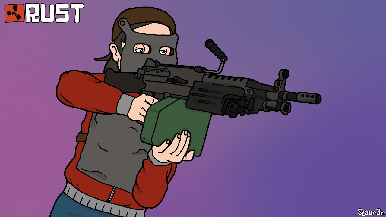 HOW WE GOT THE EASIEST M249 - Rust - YouTube