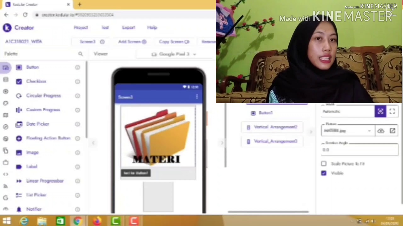 CARA MEMBUAT APP BELAJAR DENGAN MENGGUNAKAN KODULAR CREATOR - YouTube