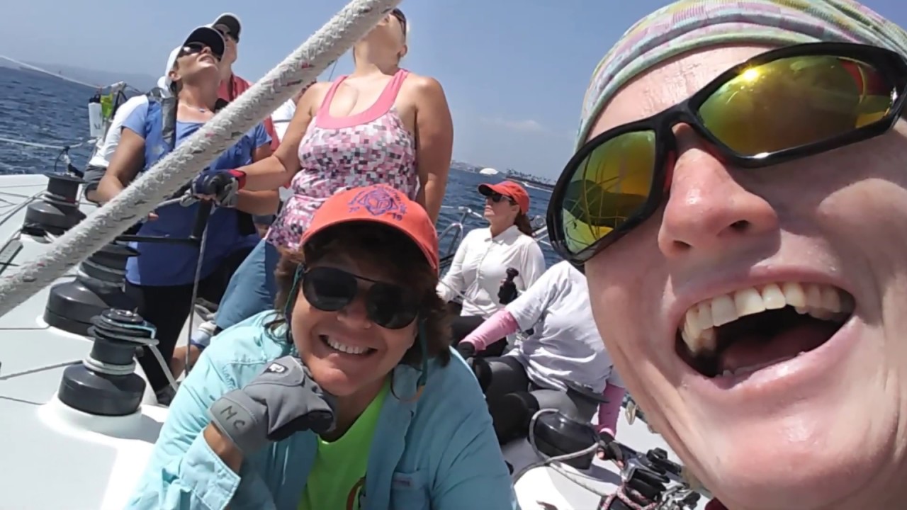 Sailing With The Sea Gals - Catalina 37 (Long Beach Sailing Foundation) - YouTube
