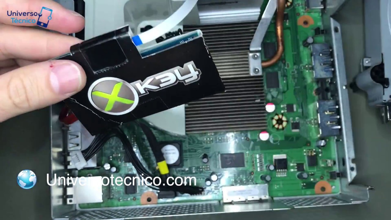Como instalar Xkey "Xk3y" na Xbox 360 Fat - Ler em HD Backup Jogos ...
