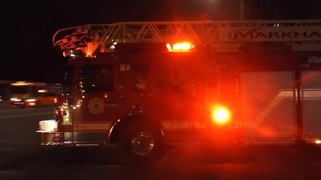 Markham Fire. Station 9-1 responding - YouTube