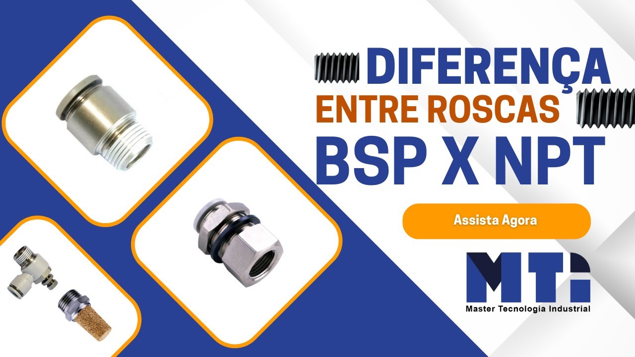 Entenda as DIFERENÇAS entre os tipos de CONEXÕES de rosca NPT e BSP # ...