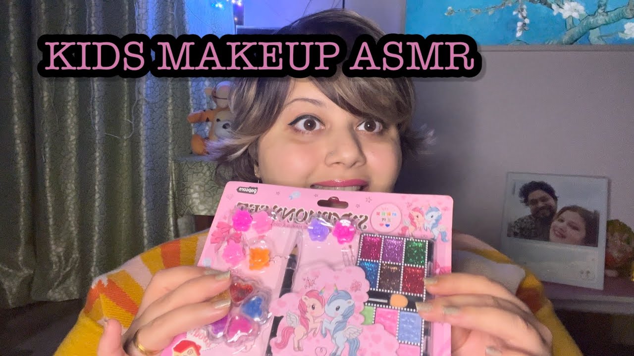 ASMR kids Makeup | Cute Makeup | Tingles - YouTube