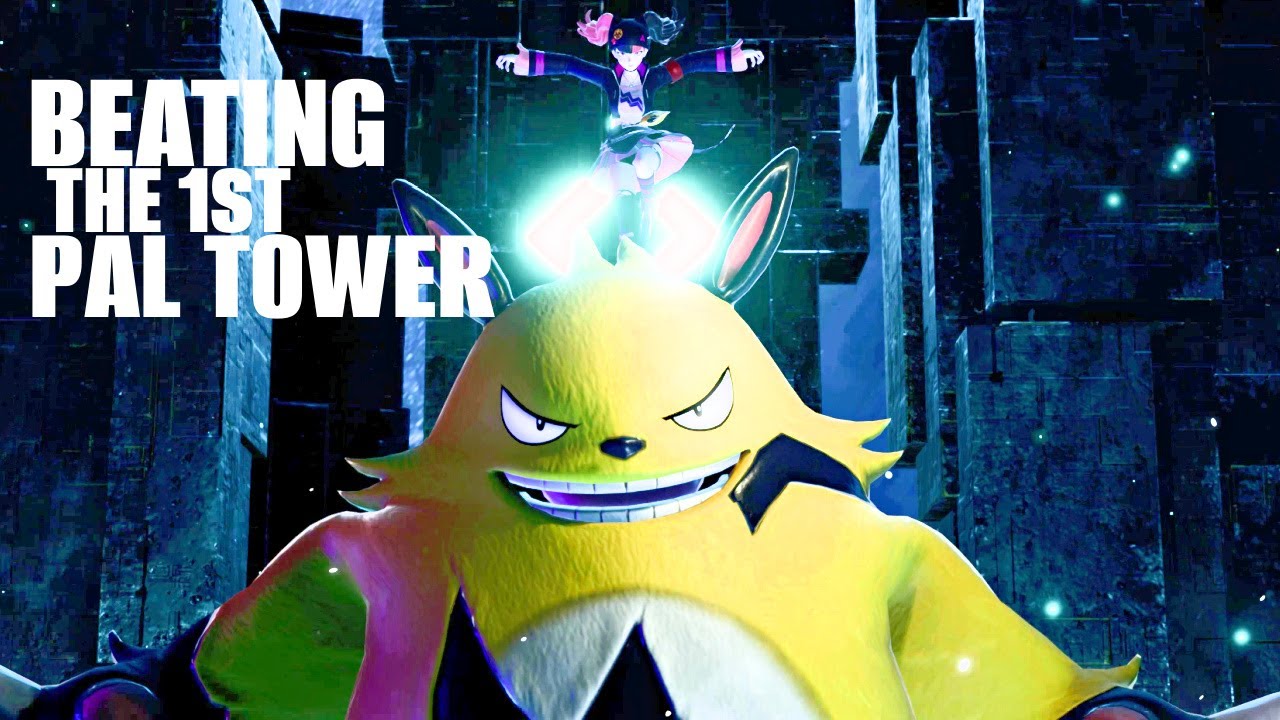 PREPARING AND DEFEATING THE FIRST TOWER - Palworld - Hard Mode (E2 ...