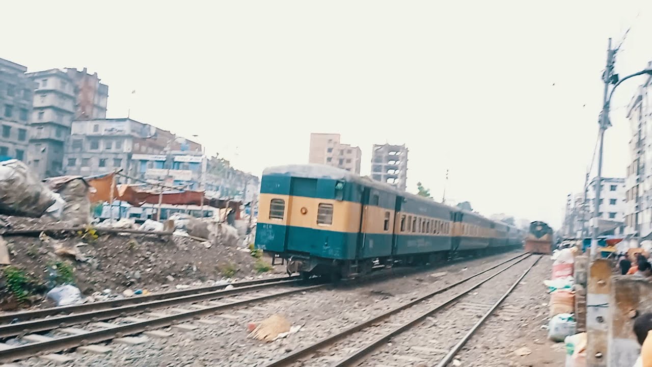 Chattala Express MEG15 2606 and Upakul Express MEG15 2602 Malibagh Rail ...