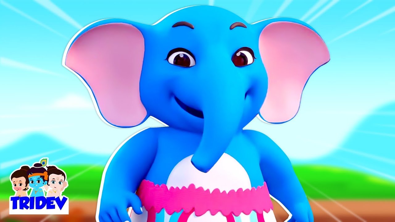 Hathi Raja Cartoon, हाथी राजा कहाँ चले, Sher Nirala + More Tridev Hindi ...