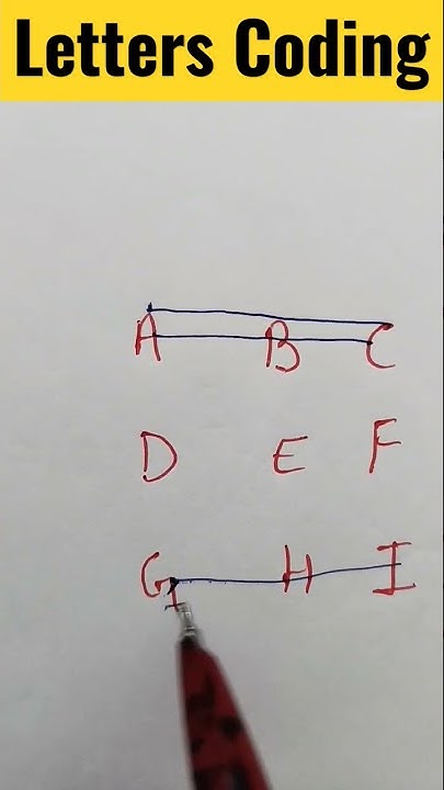 Letters Coding - YouTube