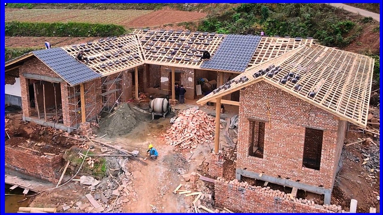renovate the old house with the walls built of earth - YouTube