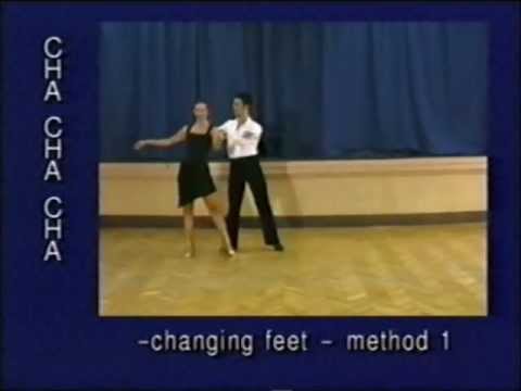 Cha-cha dance steps 47. Changing feet - method 1 - YouTube