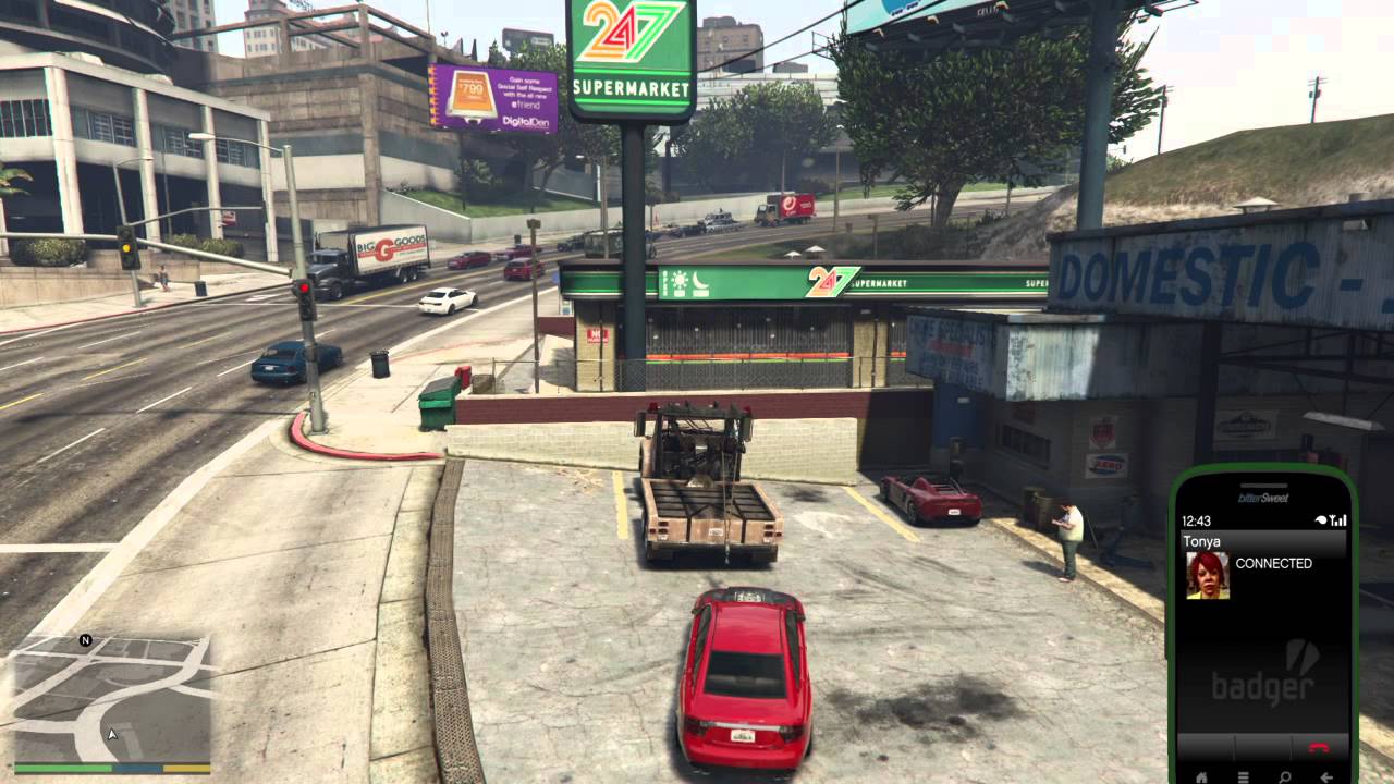 Grand Theft Auto V object pop-up - YouTube