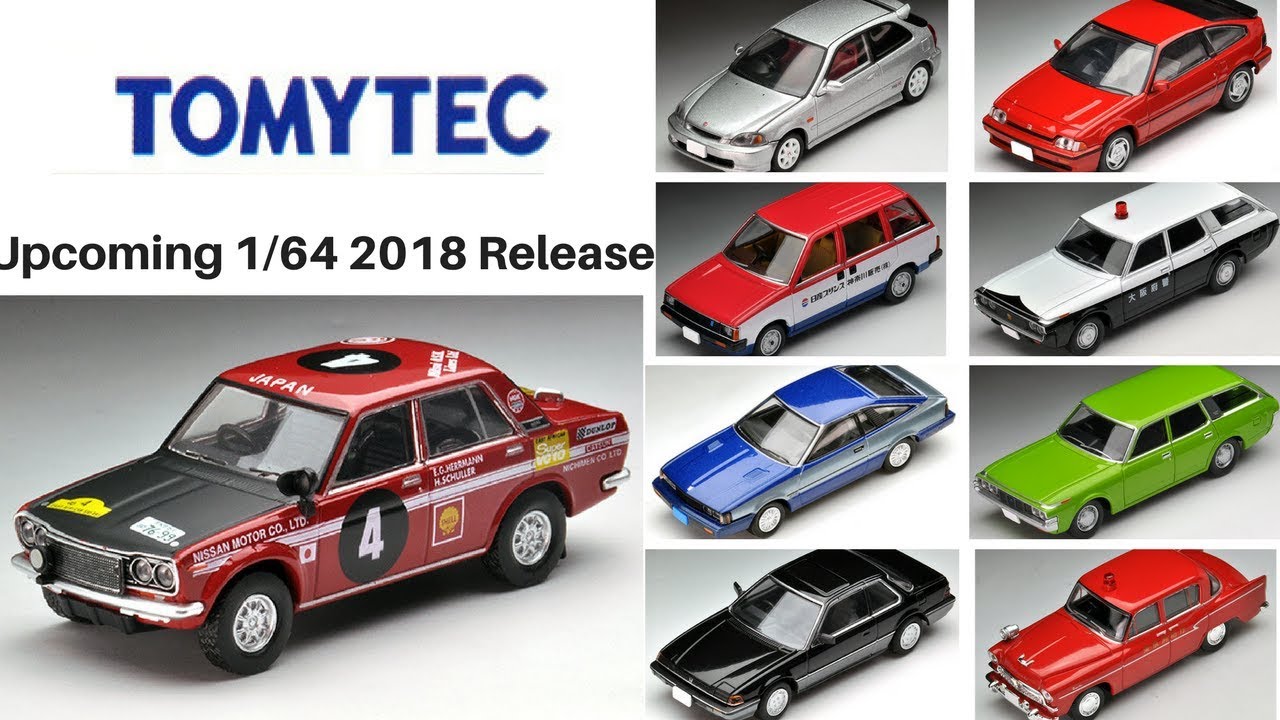 Tomytec Limited Vintage cars releases from January to March 2018 - YouTube