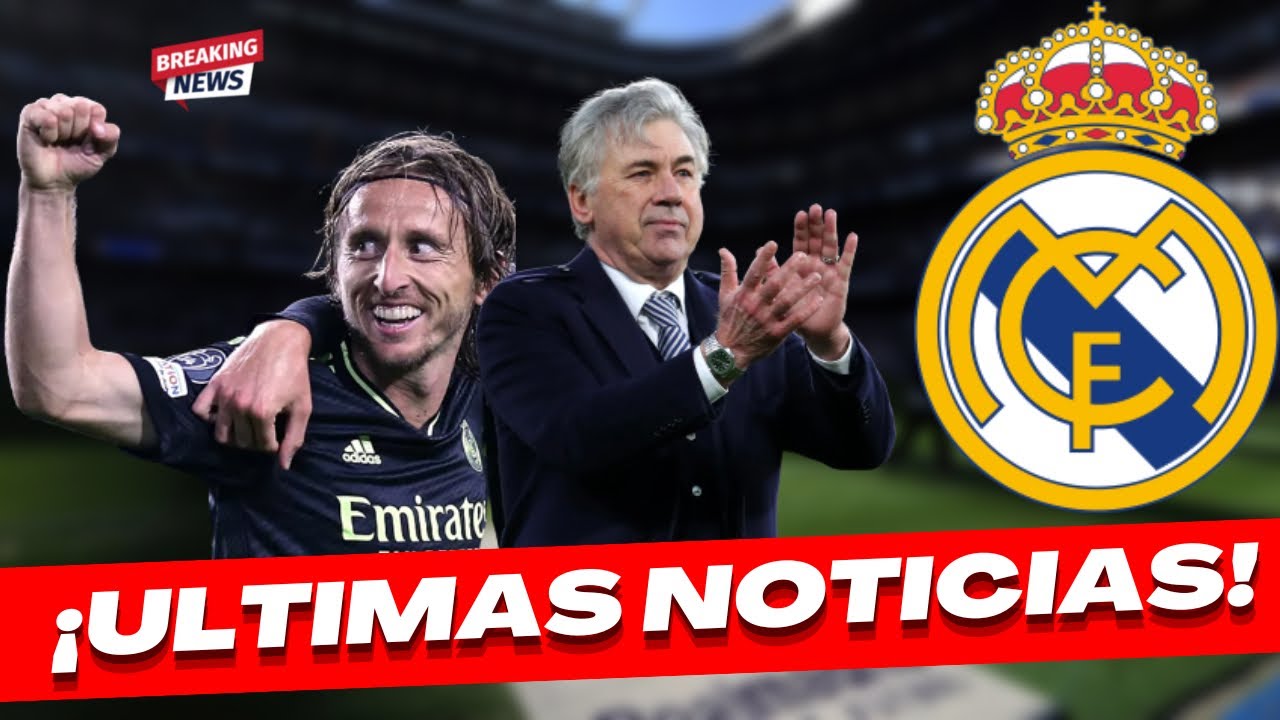 QUE BUENA NOTÍCIA | SE CONFIRMA | ULTIMA HORA DEL REAL MADRID - YouTube