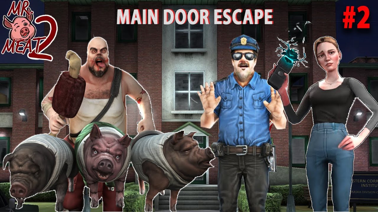 THE MR. MEAT PRISON, I ESCAPED: Mr Meat 2 Main Door Escape | Mr Meat 2 ...
