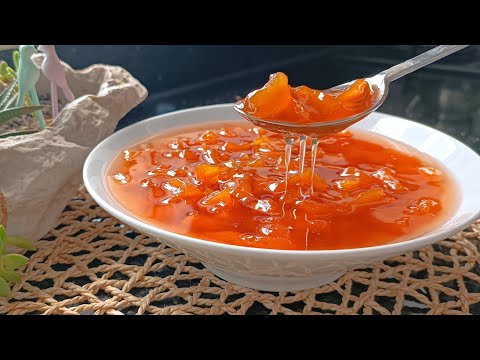 🔴 BU YÖNTEMİ ÇOK AZ KİŞİ BİLİYOR ‼️ERİYİP DAĞILMAYAN, PARLAK VE TAM KIVAMINDA ŞEFTALİ REÇELİ TARİFİ💯