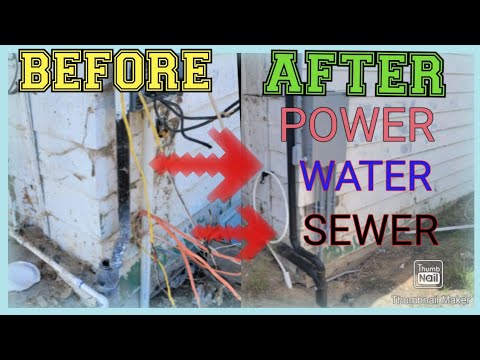 Replacing power, water, and sewer connections to my guest house ADU ...