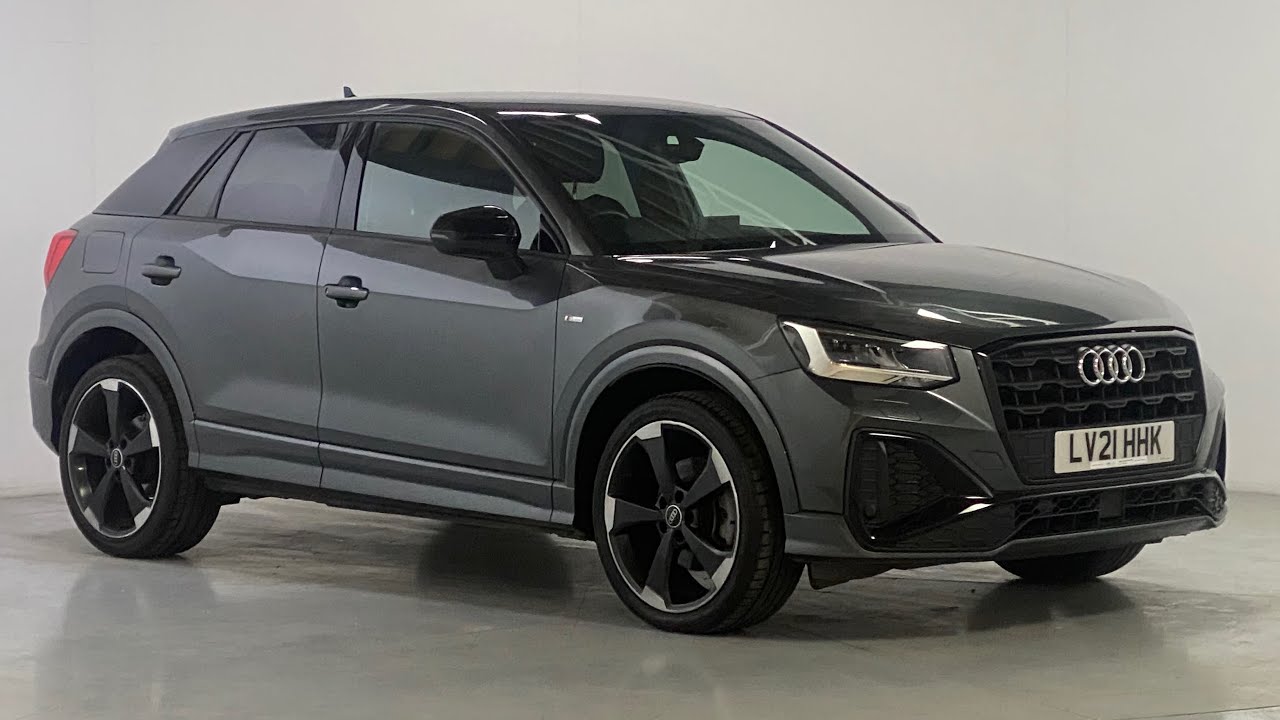 AUDI Q2 S-LINE BLACK EDITION 35TFSI LV21 HHK WALK AROUND - YouTube