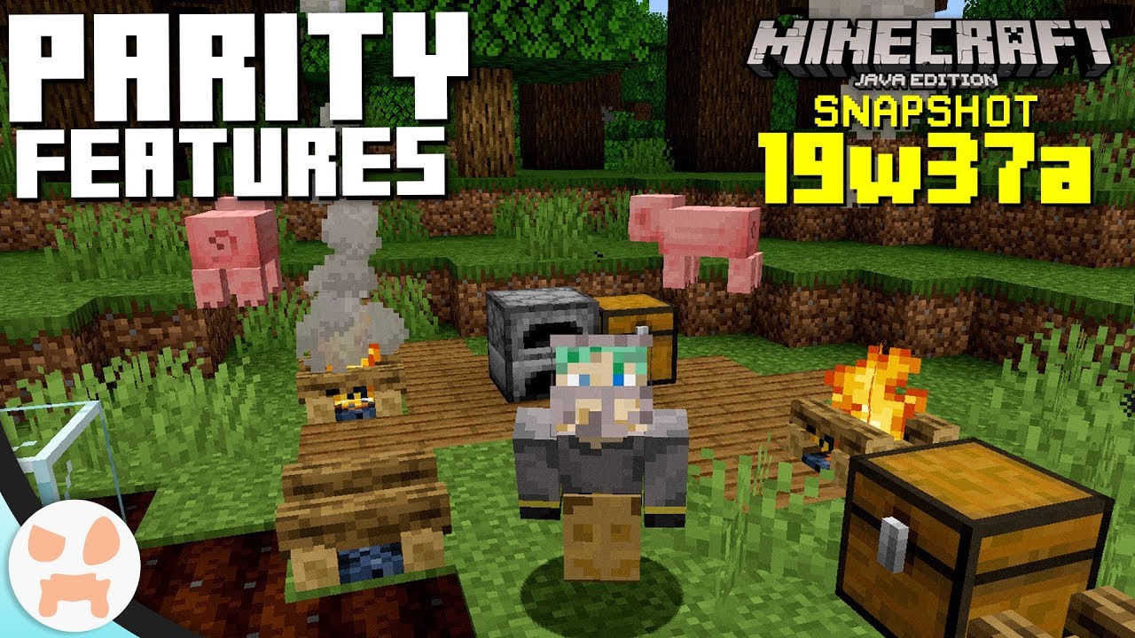 MORE VERSION PARITY! | 19w37a Snapshot Features & Changes - Minecraft 1.15 - YouTube