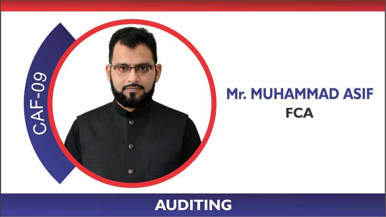 Audit Evidence [CAF-09 Audit and Assurance] | Sir Muhammad Asif FCA ...