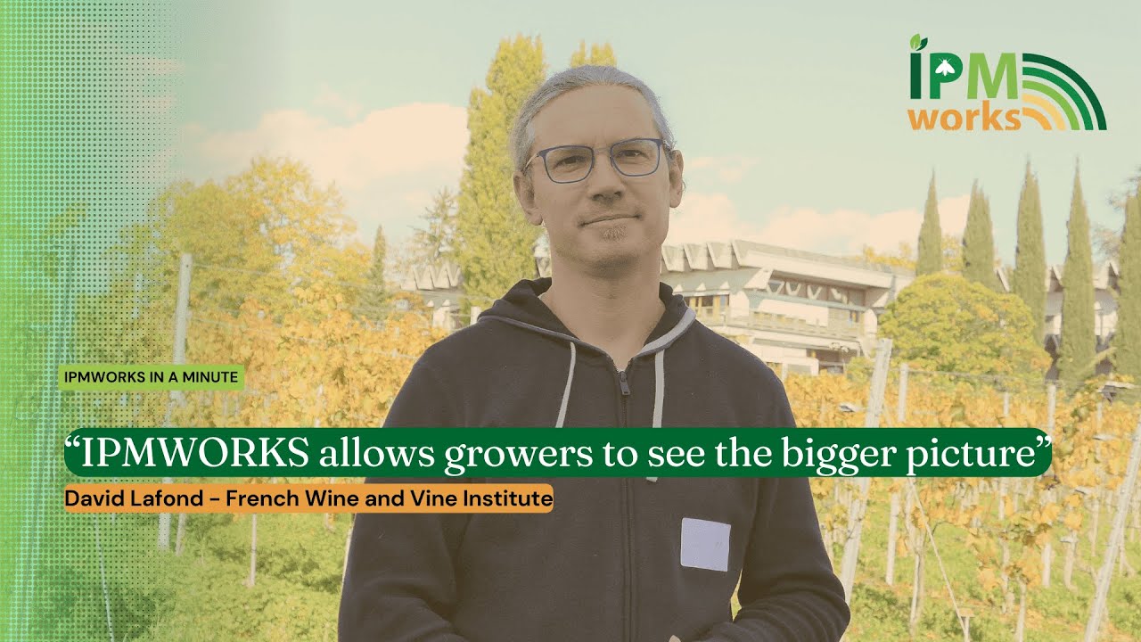 IPMWORKS in a minute: David Lafond | H2020 Project | CIHEAM Zaragoza - YouTube