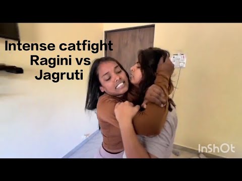 Catfight, Open freestyle fight. Ragini vs Jagruti 💪 Full Intense catfight fight. Do or die match 😱😤