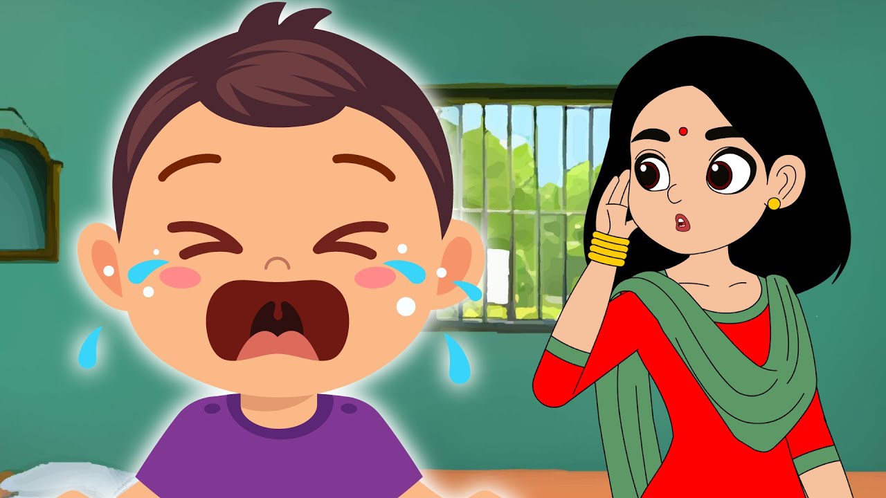 Munna Ro Raha Tha - Crying Baby Song | Hindi Rhymes for Children | SAM ...