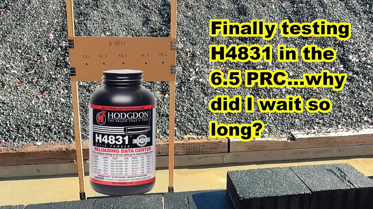 Why did I wait so long to test the H4831 powder - YouTube