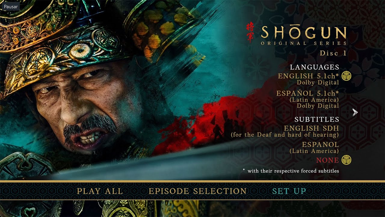 Shogun 2024 Custom Blu-ray Demo - YouTube