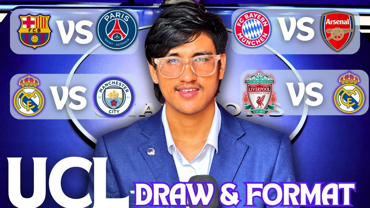 CHAMPION LEAGUE DRAW & FORMAT 2025/26 SEASONS - YouTube