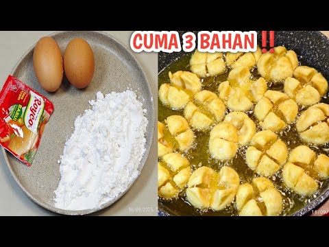 CUMA TAPIOKA,TELUR DAN ROYKO JADI CEMILAN SE ENAK INI‼️CUMA DI ADUK ADUK SIMPLE OLAHAN TEPUNG