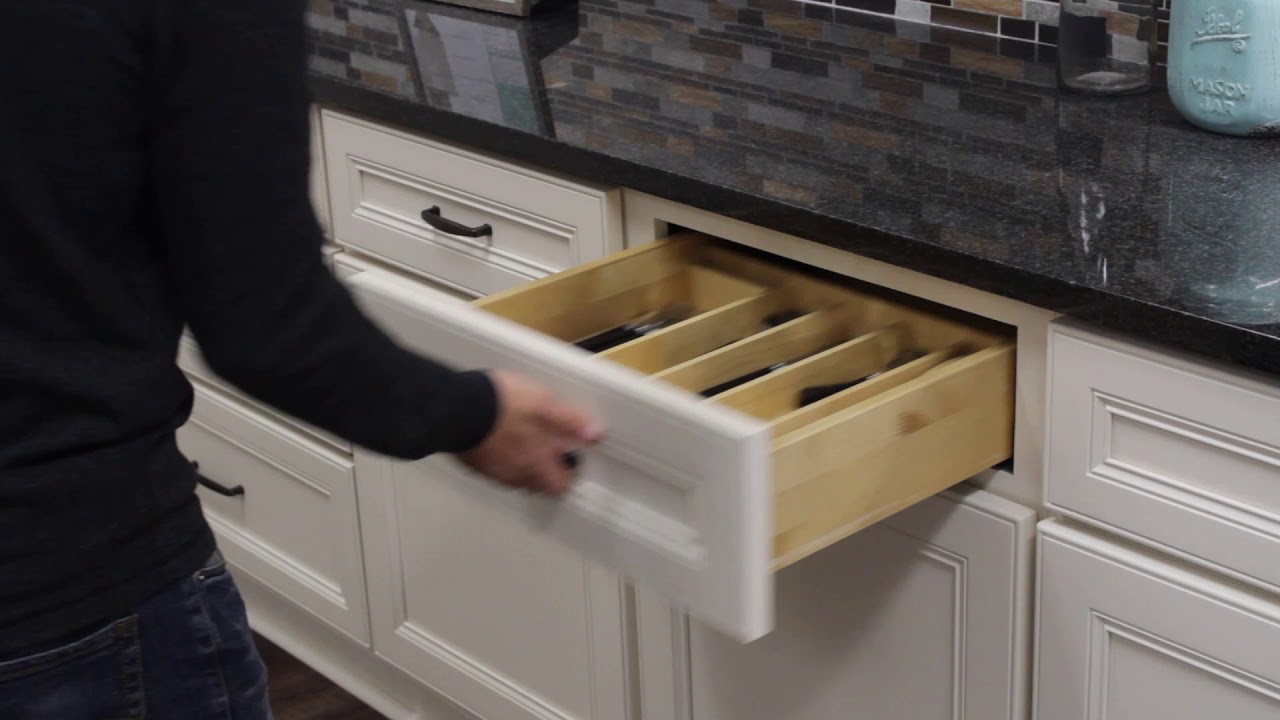 Utility Cut out Drawer Organizer - YouTube