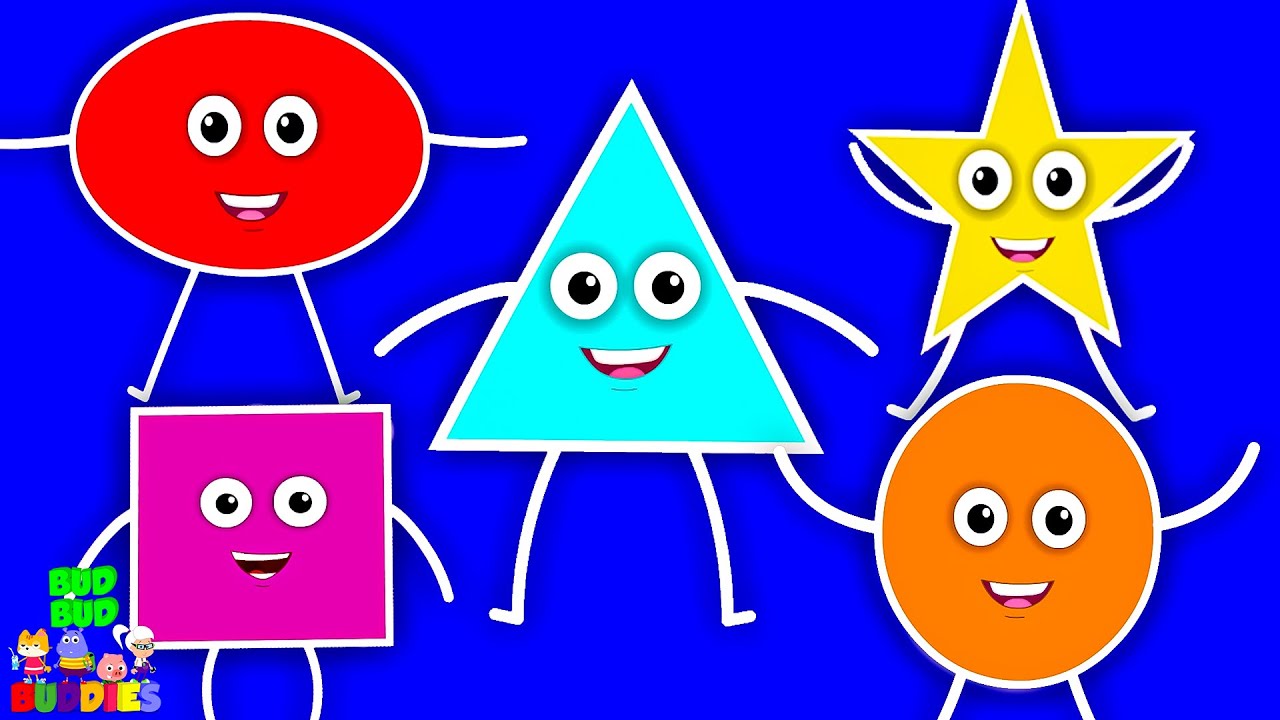 Learn 5 Little Shapes + More Kids Educational Videos & Baby songs - YouTube