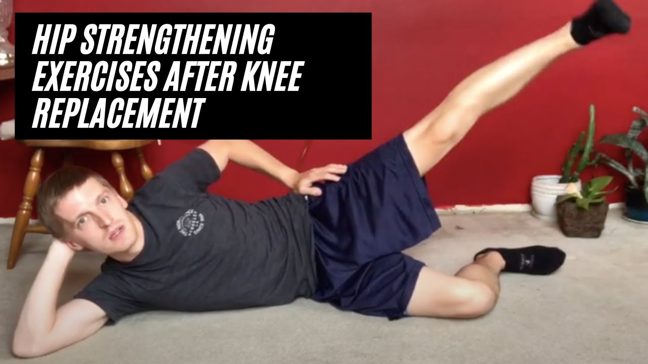 Knee Replacement Exercises - Hip Abduction Progression - YouTube