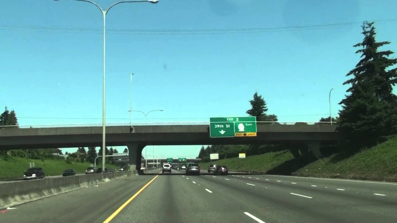 Interstate 5 In Washington, Exit 1C,Portland, OR 97217 To Exit 1C To ...