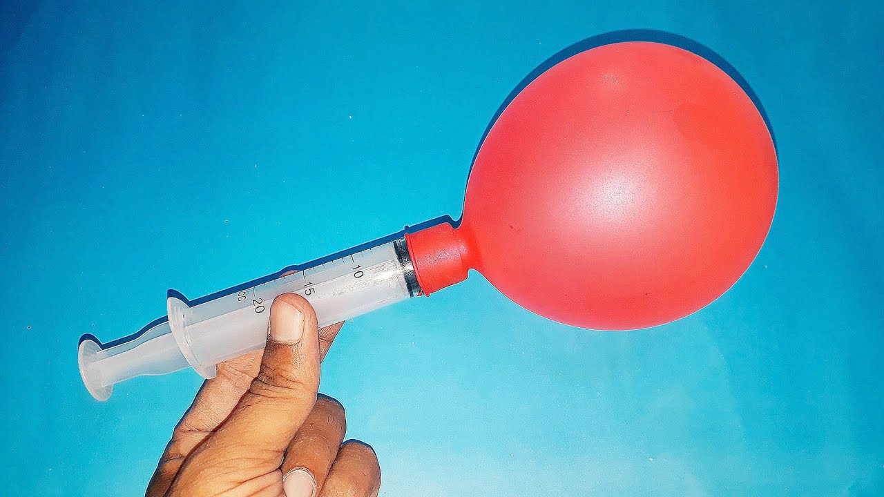 How to Make Air Pump using Syringe - Syringe Life Hacks - YouTube
