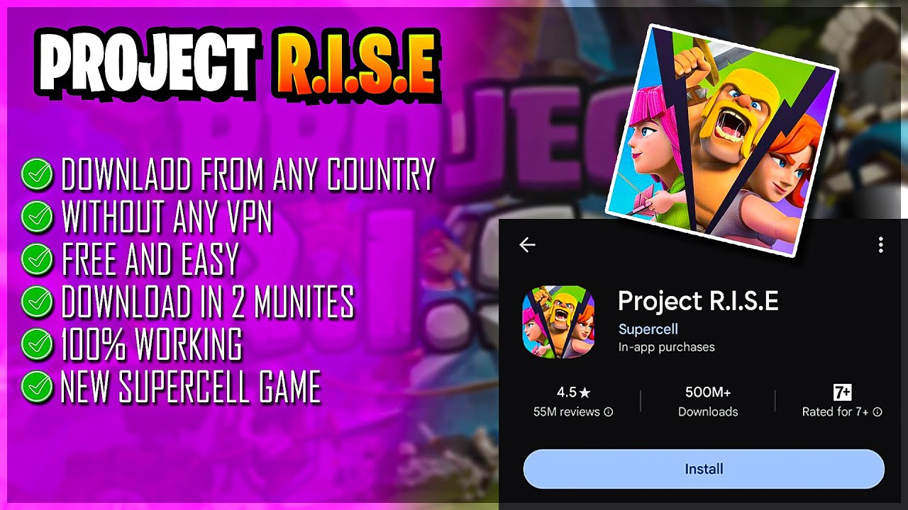 Download Project Rise | Supercell new game | From any country - YouTube