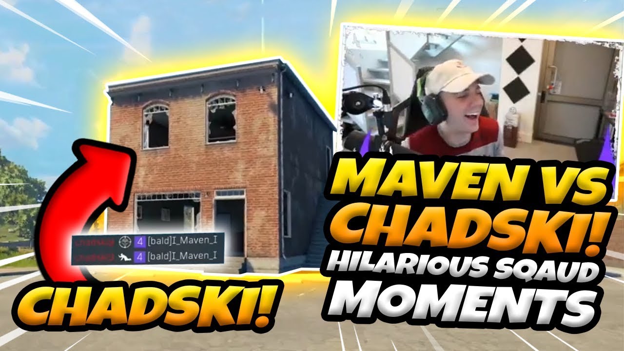 MAVEN VS CHADSKI! HILARIOUS SQUAD MOMENTS (Call of Duty: Blackout ...