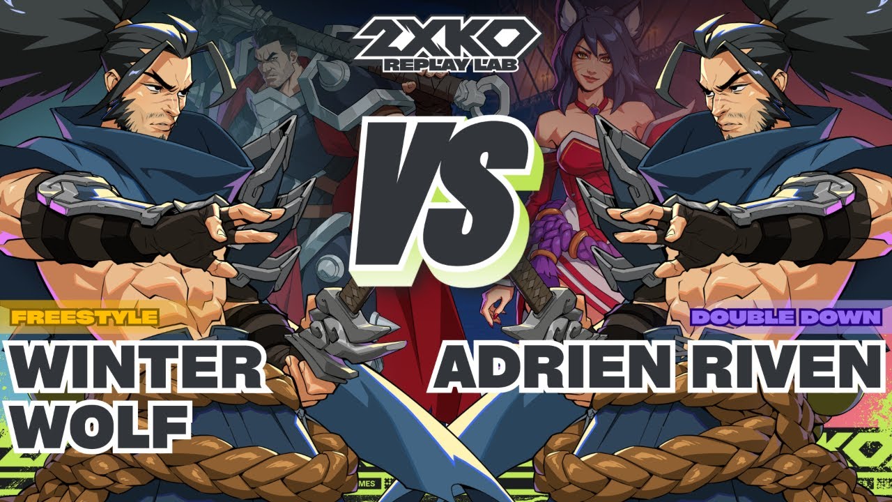 2XKO 💥 WINTERWOLF (Yasuo, Darius) vs ADRIEN RIVEN (Yasuo, Ahri) 💥 2XKO ...